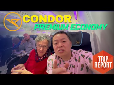 CONDOR PREMIUM ECONOMY DE2414 FRANKFURT FRA - HALIFAX YHZ 4K TRIP REPORT