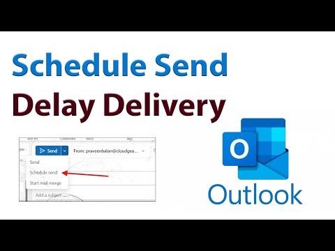 Schedule Send messages in New Outlook and Delaying the email delivery feature in Classic Outlook