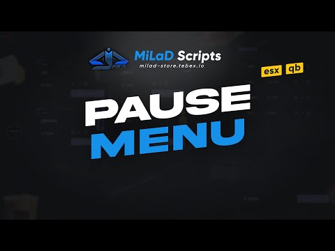 MJ PauseMenu [ESX-QBCORE] - Releases - Cfx.re Community