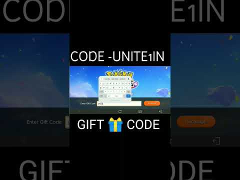 POKEMON UNITE GIFT CODE ππππππ