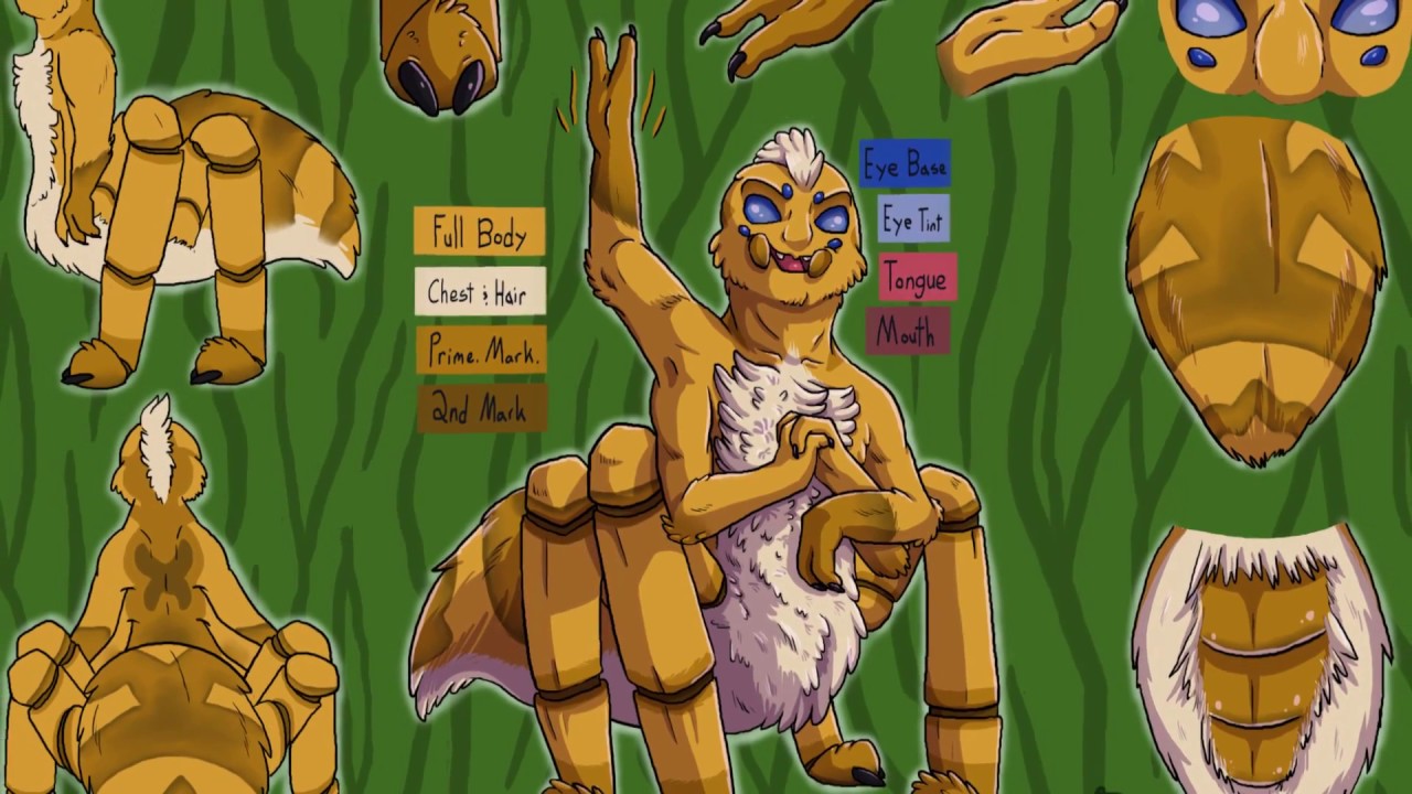 Samba: Character Reference Sheet (speedpaint)