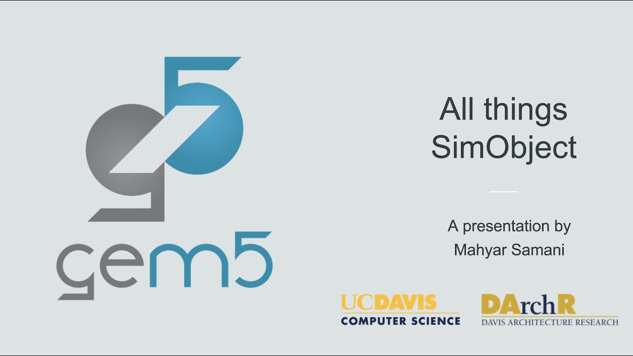 gem5 bootcamp 2022: Creating new models and SimObjects