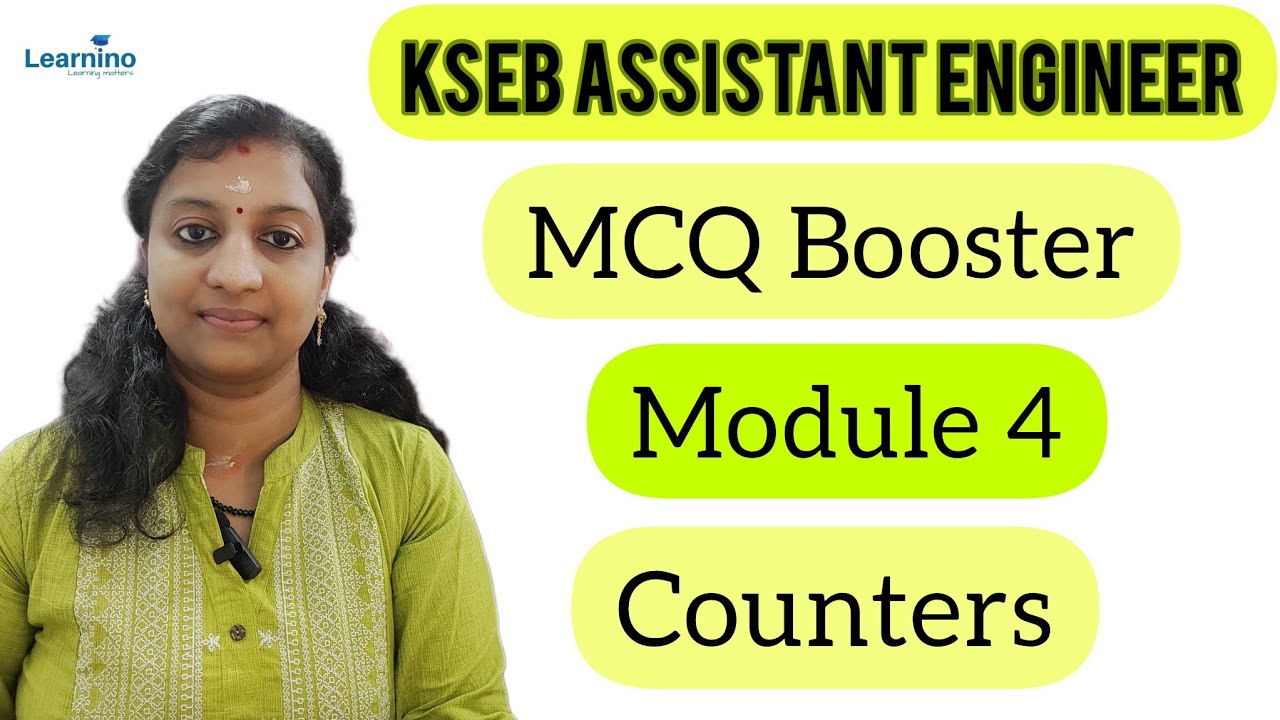 KSEB AE, Counters MCQ