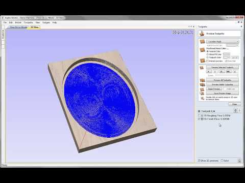 E02C - Fleur de Lis - Toolpath Creation