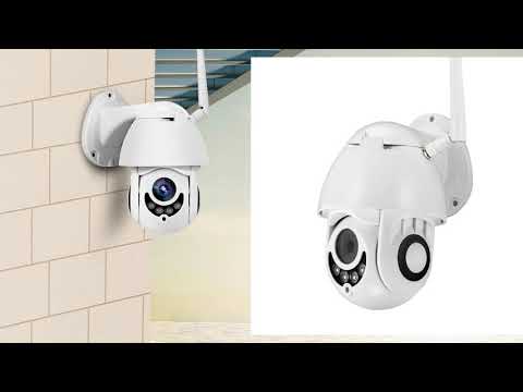 [Camera] KERUI Outdoor Waterproof Wireless 1080P 2MP PTZ WiFi IP Camera Speed Dome Camera