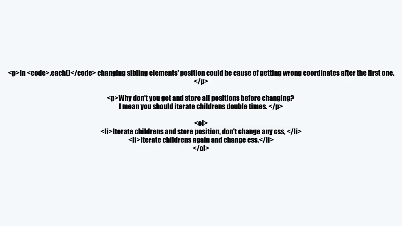 JQuery - Callback for offset()/position()