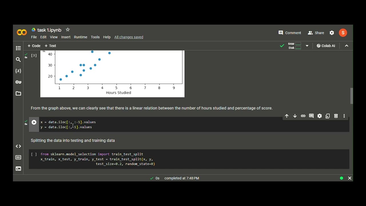 Prediction of Student Percentage Score based on Study Hours | Supervised Machine Learning | Beginner