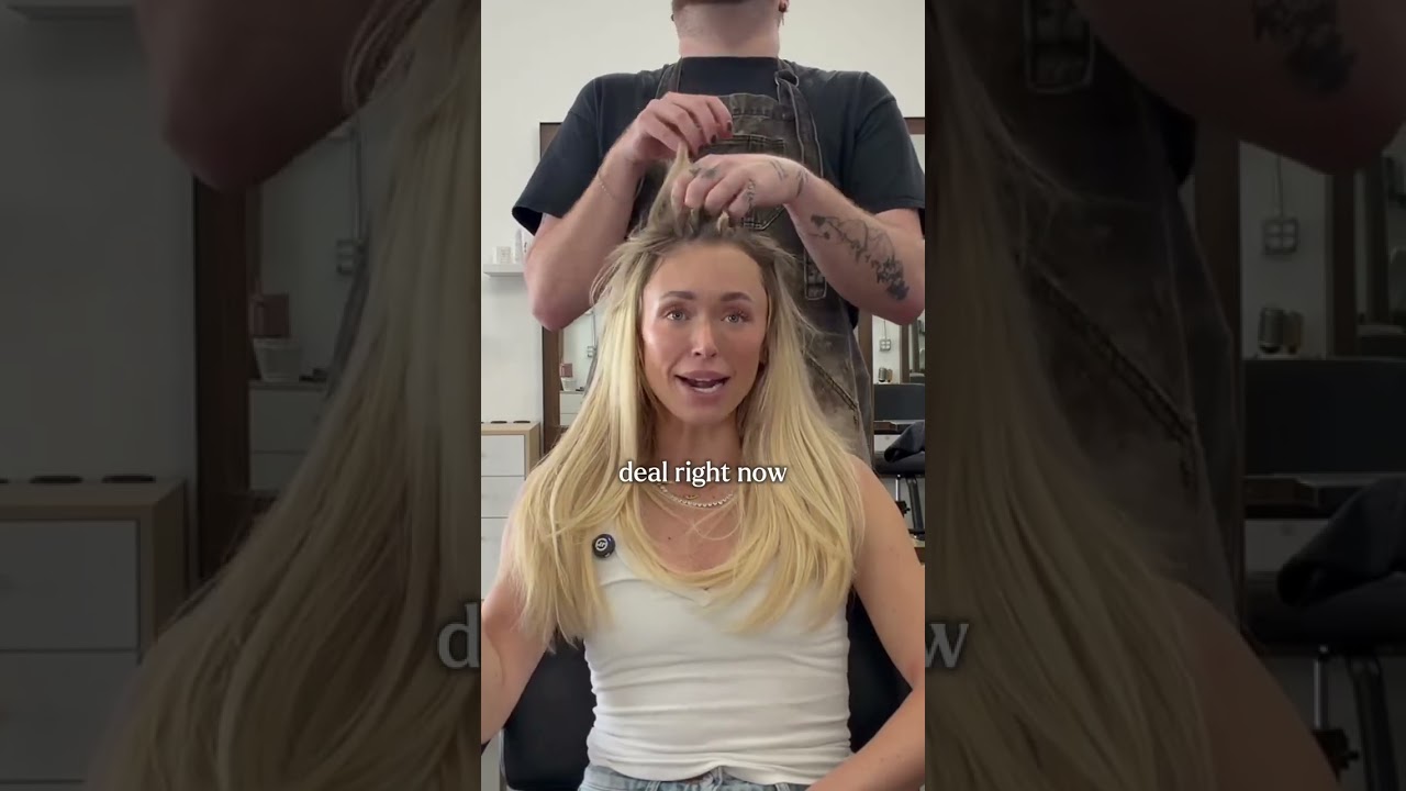 Come with us to Megan Heaton's Hair Appointment #laedhair #utahhair