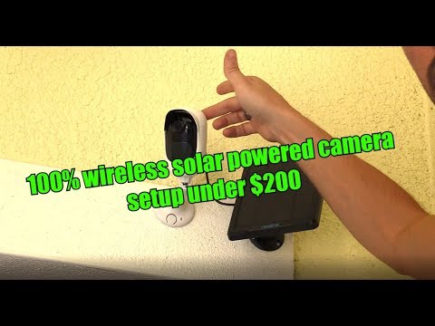 HOW TO SETUP AND INSTALL WiFi WIRELESS CAMERAS WITH SOLAR PANELS !!!
