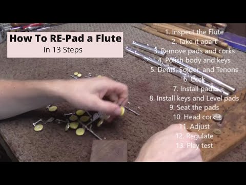 Yamaha Flute Pad Set closed keys iMuso