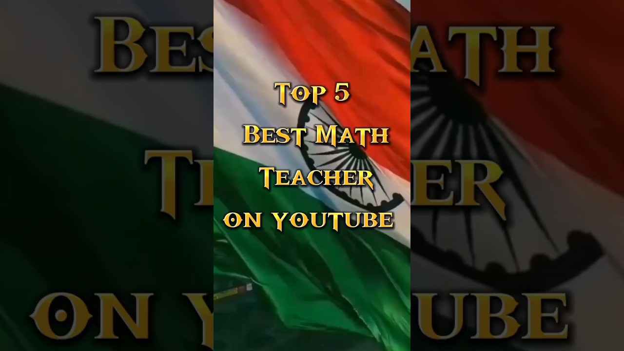 Top 5 Best Math teacher on youtube #shorts #top #teacher