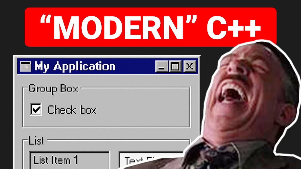Want to make a GUI in C++? Think again.