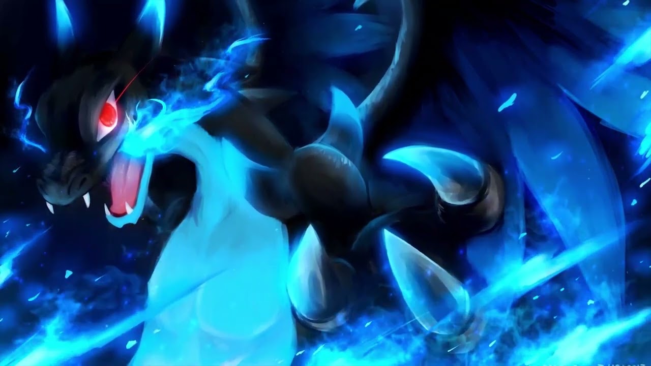 Pokemon Mega Charizard X Live Wallpaper 4K