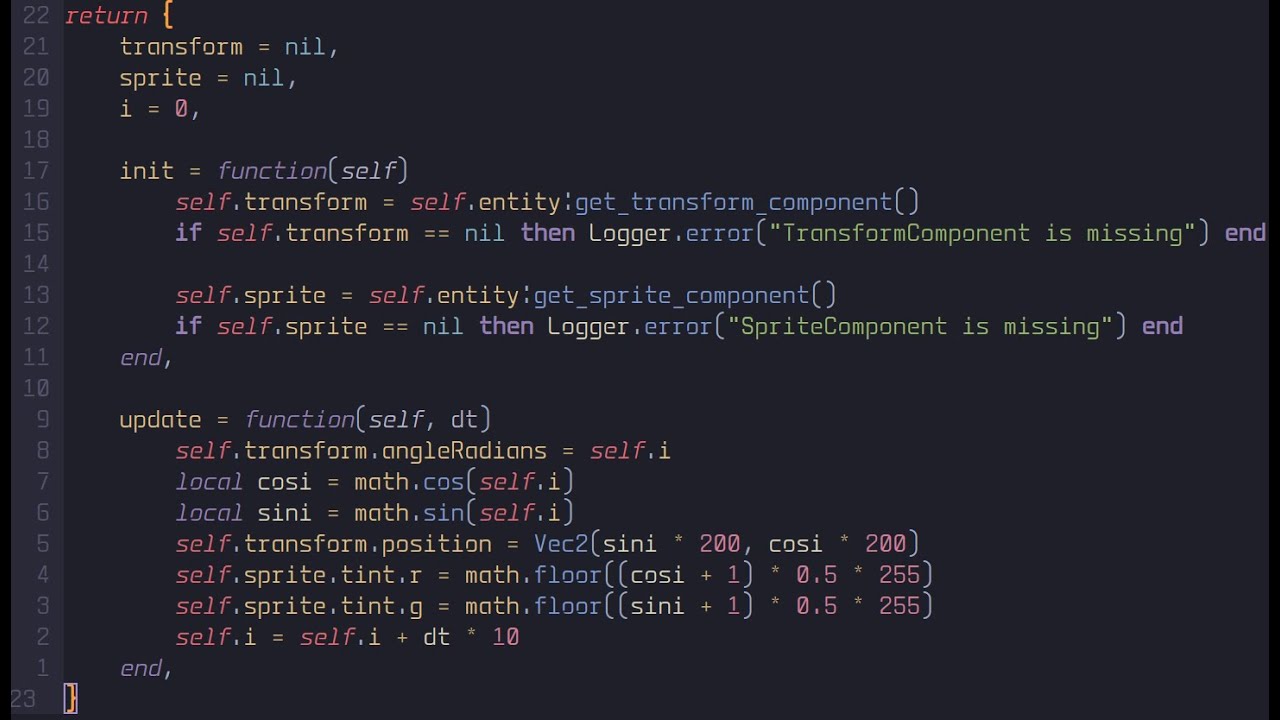 2D Game Engine devlog #2 | Lua bindings/scripting