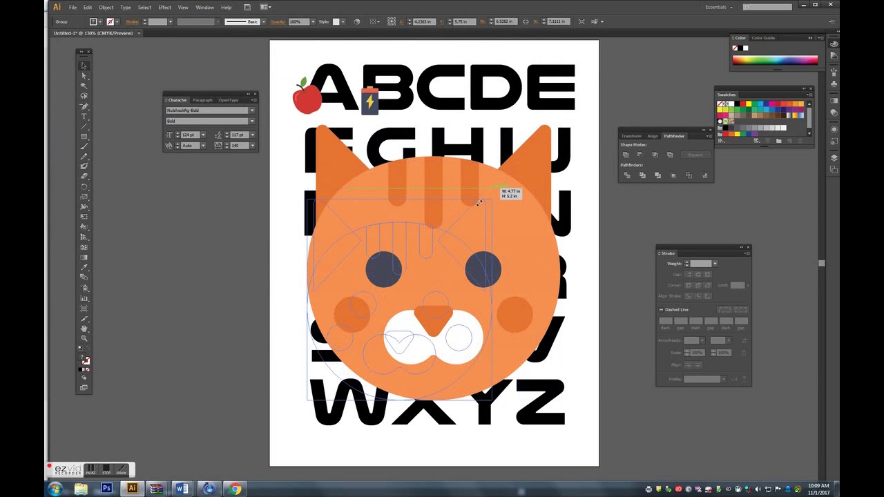 Placing Vector Icons in Illustrator