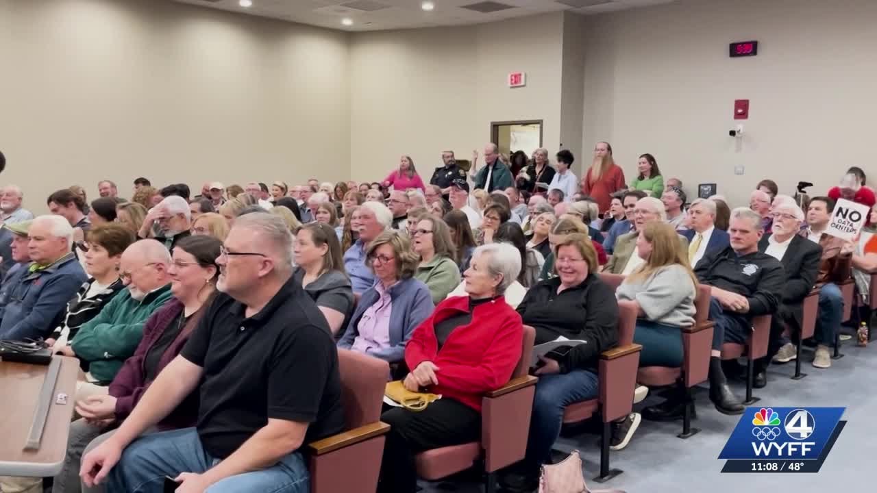 Data center project proposal advances after heated meeting in Spartanburg County