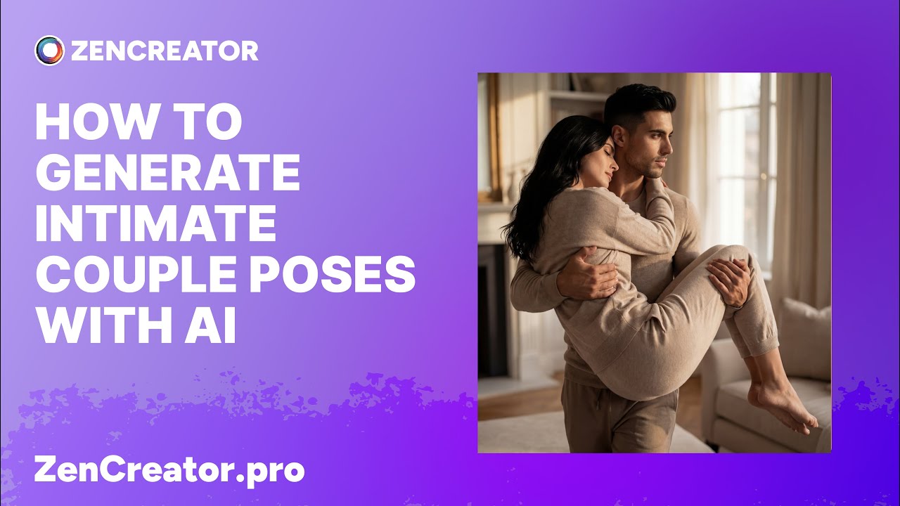 How to Generate Intimate Couple Poses with ZenCreator.pro — ZenCreator.pro Tutorial