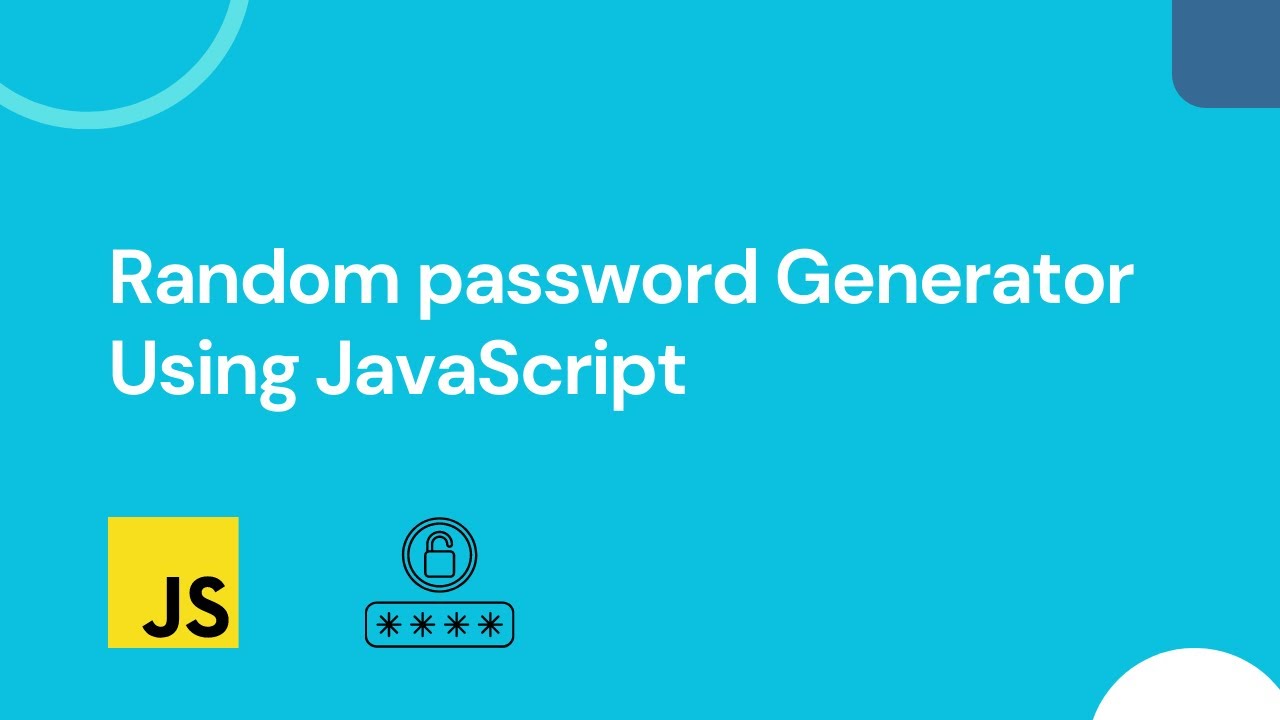 Random password Generator Using JavaScript | JavaScript Project