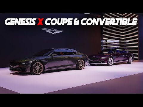 Genesis Unveils Stunning G90 Coupe And Convertible Concepts