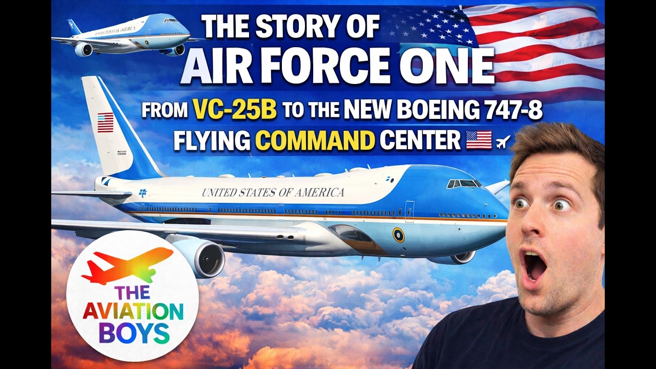 Air Force One ✈️ The Evolution of the World’s Most Powerful Aircraft VC-25B to 747-8 | Grid Art 12