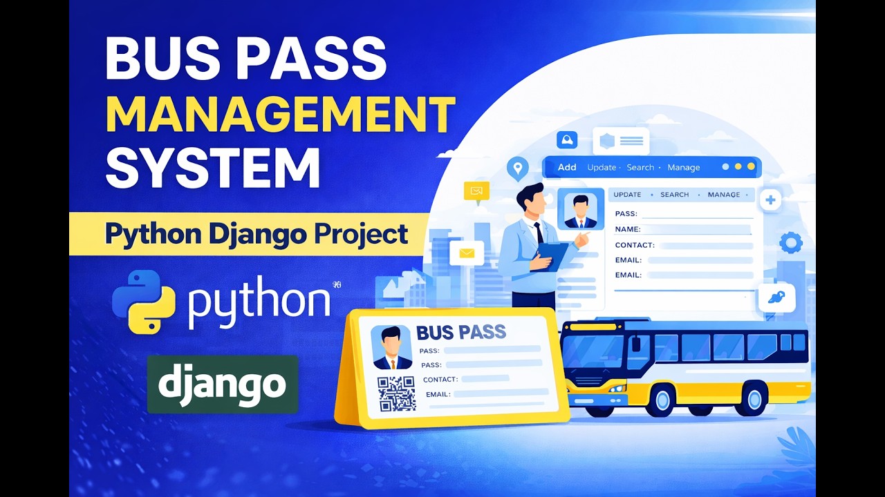 Bus Pass Management System using Python Django