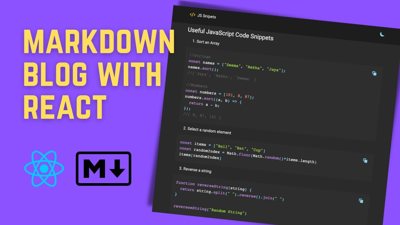 Building a Markdown Blog With React