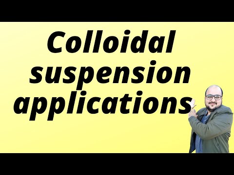Colloidal suspension application
