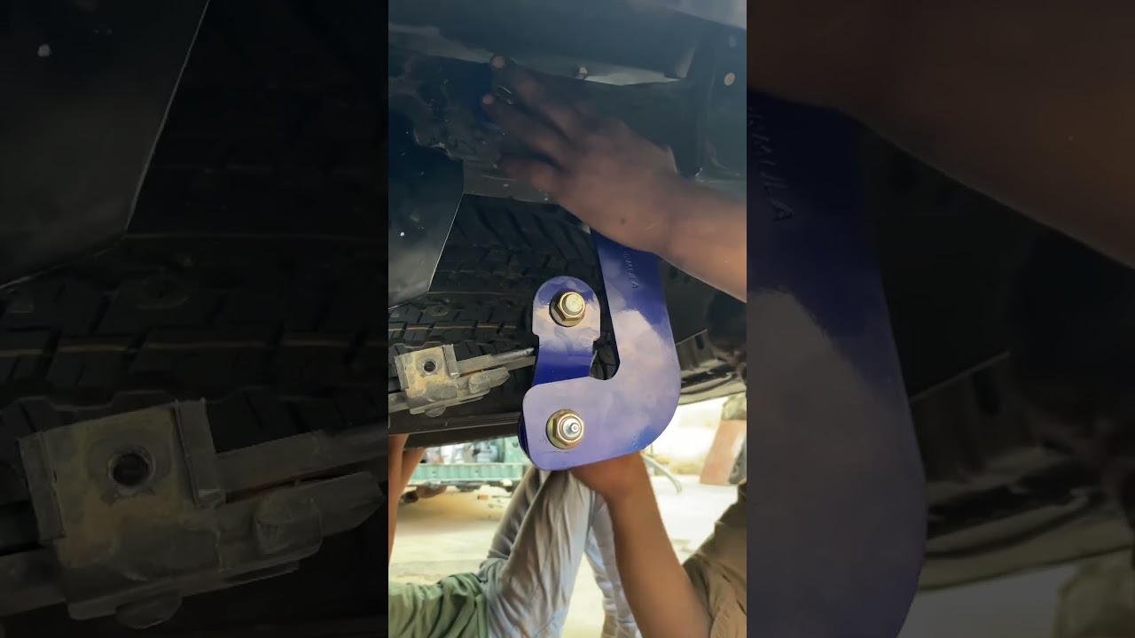 Toyota Hilux revo Comfort Shackle Leaf Spring Upgrade- PAT✨❤️ #toyota #4x4 #upgrade #spring #car