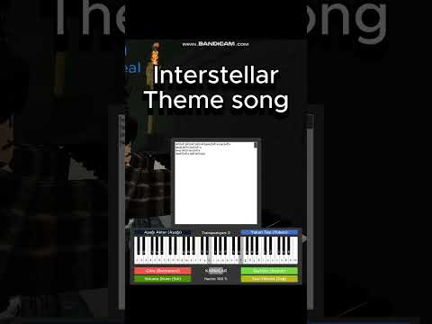 Interstellar roblox piano #piano #roblox #song