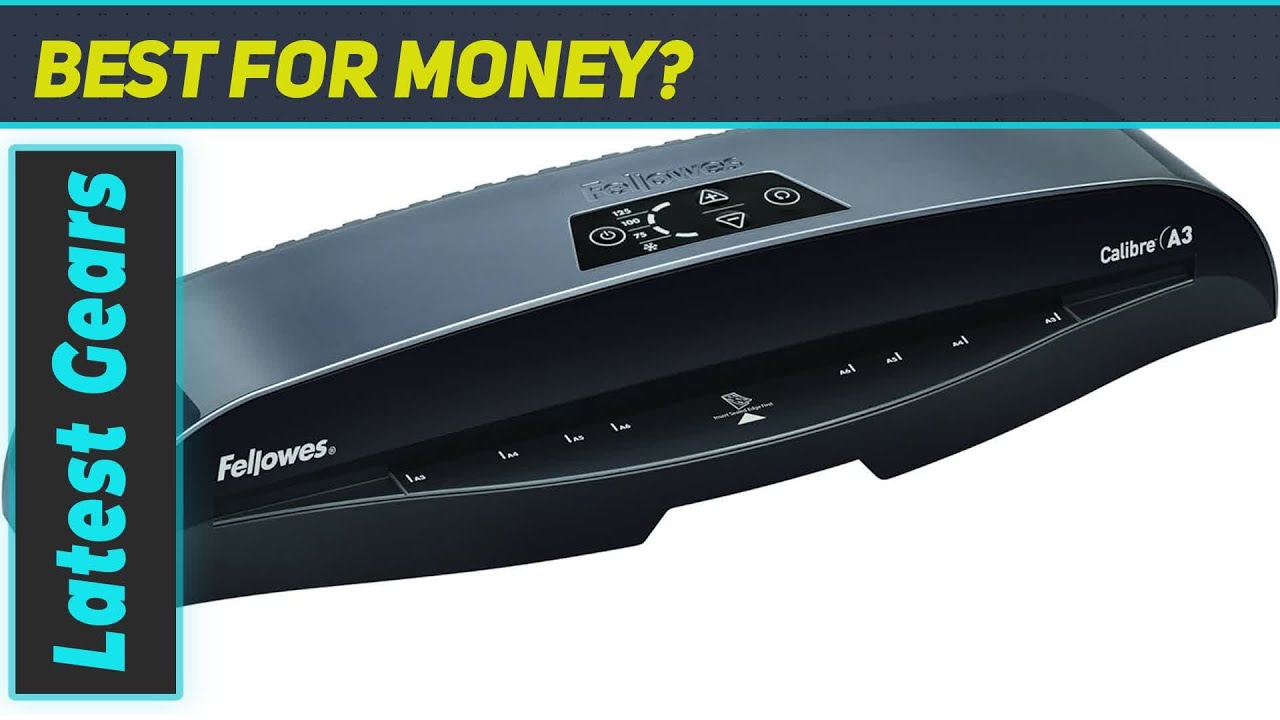 Fellowes Plastifieuse Calibre A3: The Ultimate Laminator for Your Needs!