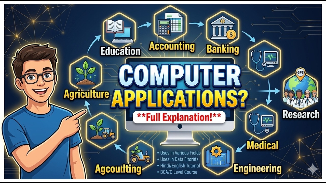 Applications of Computer | Uses of Computer in Various Fields (Full Explanation)