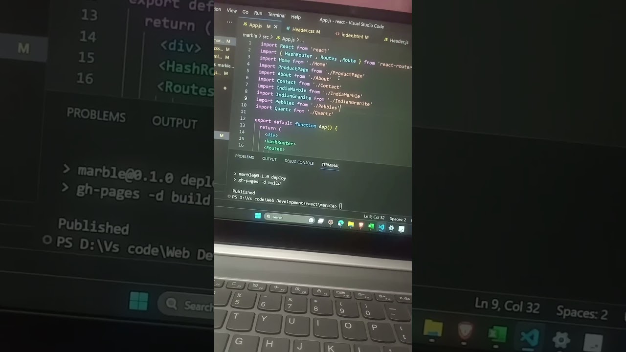 Blank screen problem after deplying react website in GitHub solved . Browser router problem