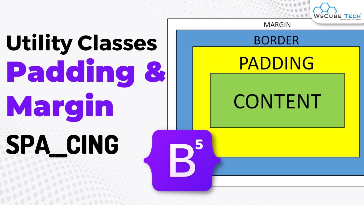 What are Utility Classes (Spacing) | Padding & Margin Classes in Bootstrap 5 Tutorial