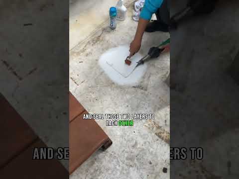 TPO Roof Repair…How it’s done! Watch this example from our Austin Area roofing crew👉🛠️#austinroof