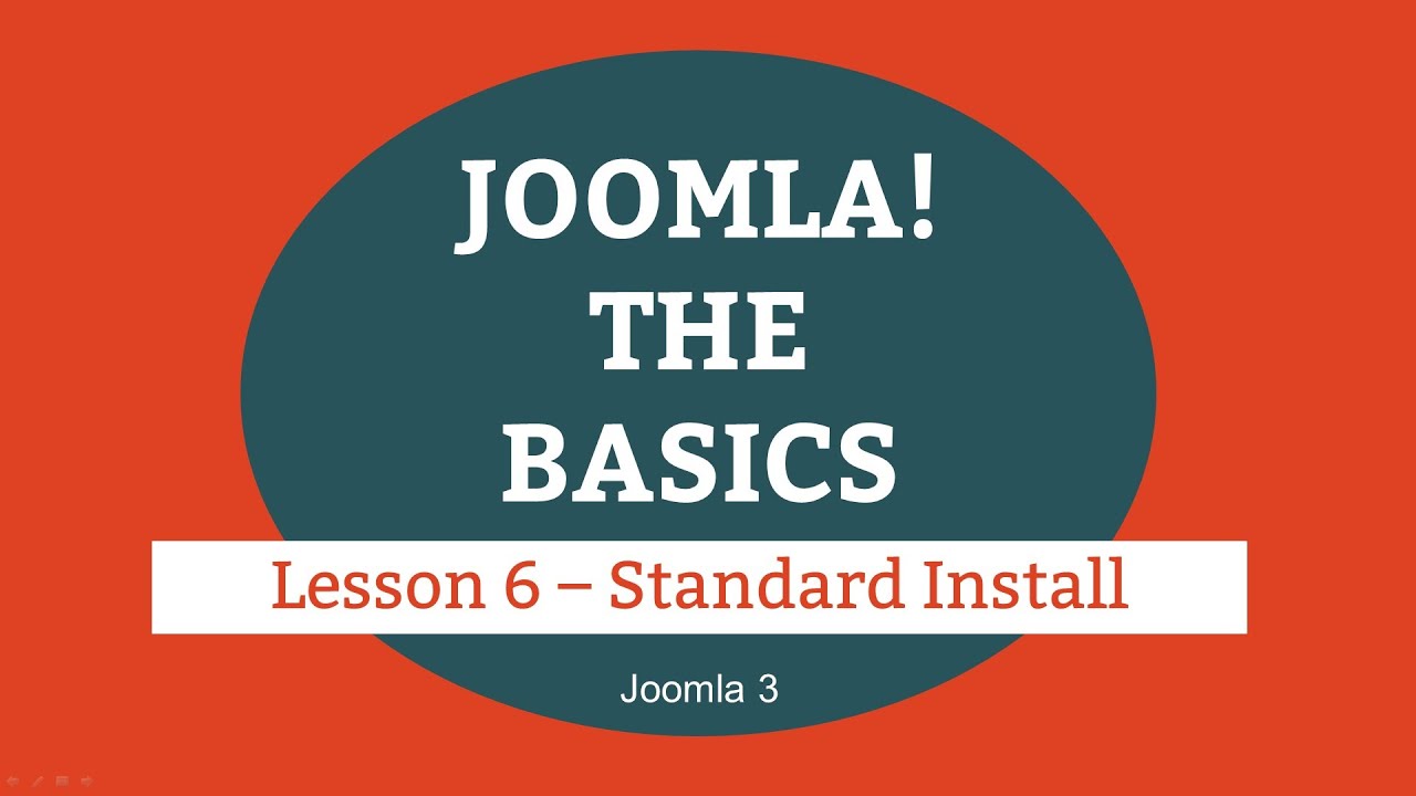 Joomla 3 Tutorial - Lesson 06 - Standard Install