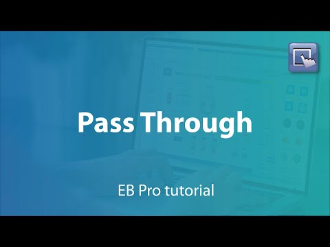 Weintek EasyBuilder Pro tutorial - 38.Pass through