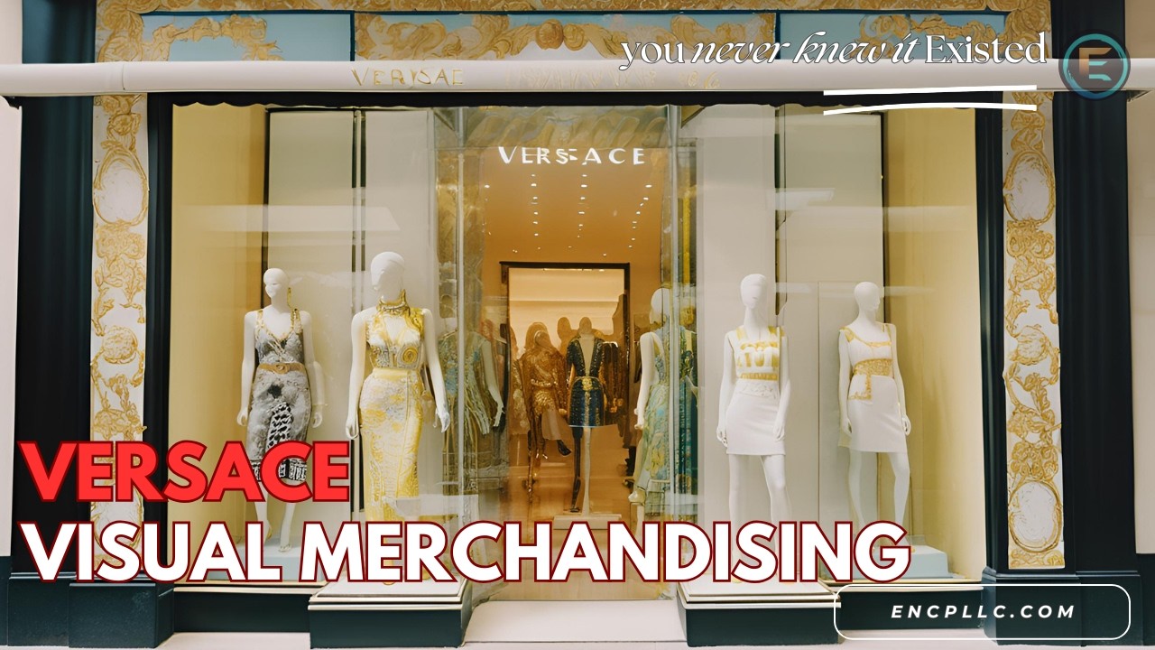Step into Luxury: Versace, Visual Merchandising