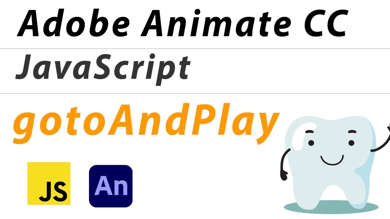 Adobe Animate CC 2022 tutorial - gotoAndPlay - HTML5 animated banner - javaScript