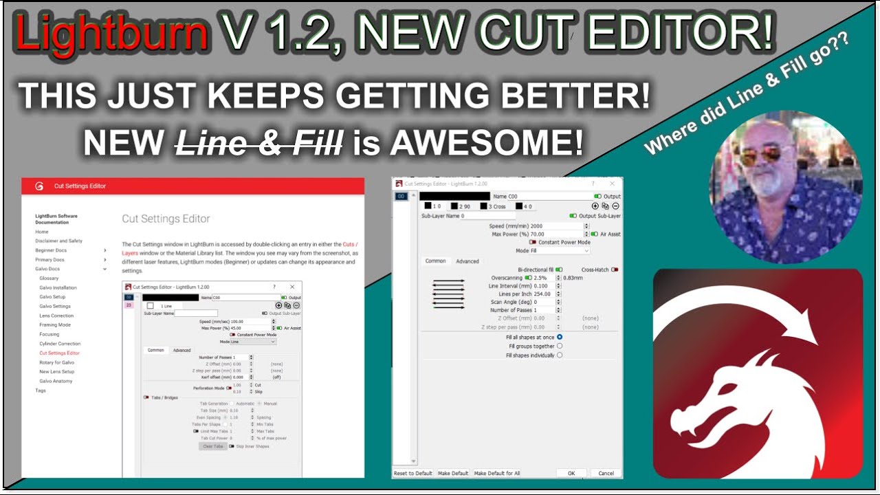 What happened to Fill+Line and what the heck is Offset fill? - LightBurn Software Questions ...