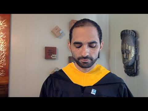 Professor Seth Freeman Reads the Names of the Business and Technology Degree Candidates