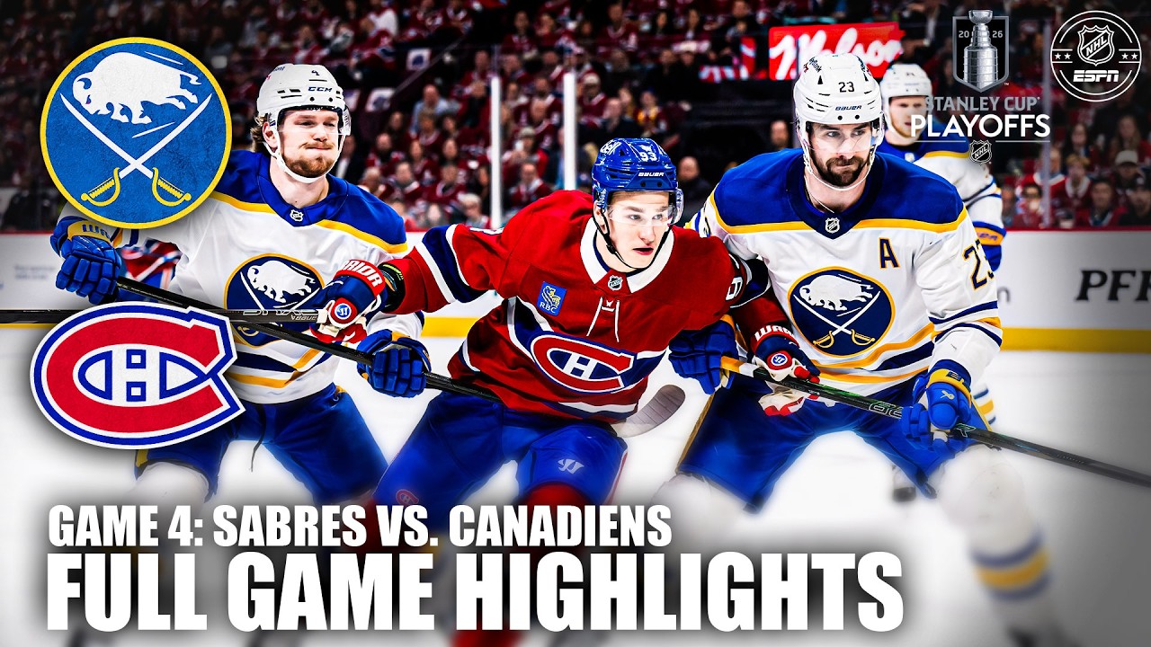 2e tour – Match 4 : Sabres de Buffalo contre Canadiens de Montréal | Résumé complet du match | ES...