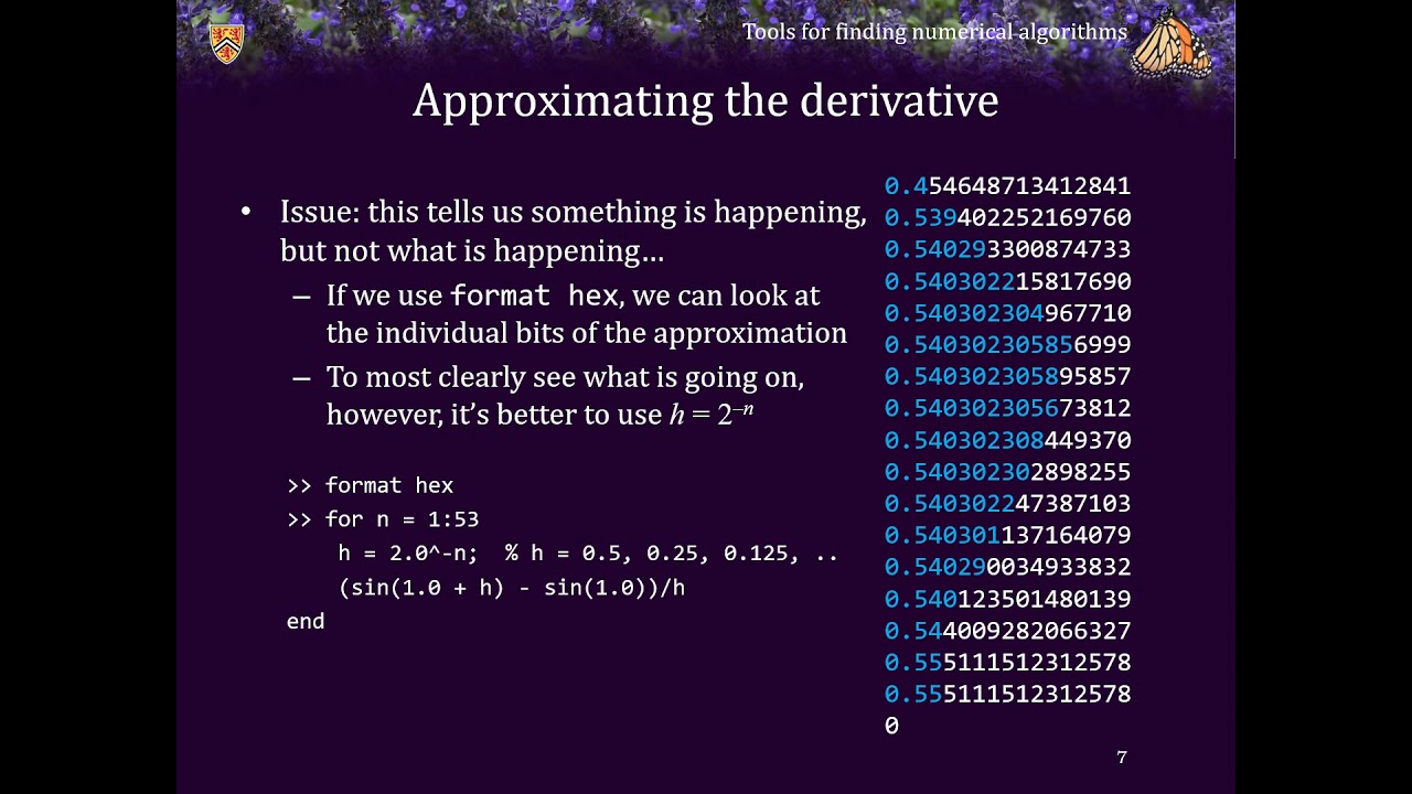 3 Tools for finding numerical algorithms