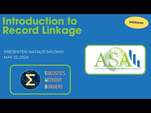CIRS-SWB May 2024 Webinar: Introduction to Record Linkage