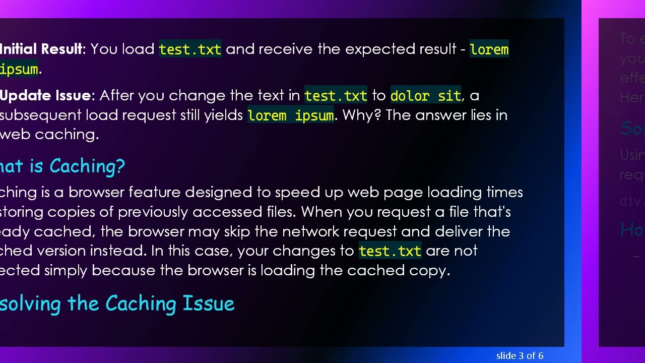 Solving the load Function Caching Issue in JavaScript and jQuery