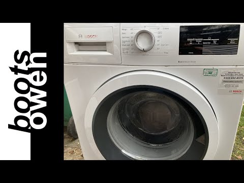 How to override the door lock on a Bosch Varioperfect washing machine Easy trick!
