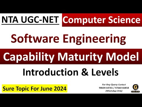 Capability Maturity Model in Software Engineering Video Lecture - Crash Course for UGC NET ...