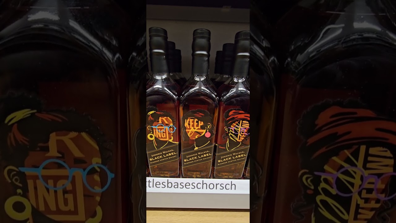 Johnnie Walker Black Label Limited Edition Andy Gellenberg number bottles different designs