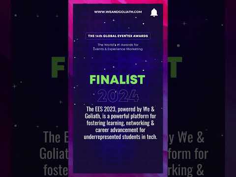 We are Eventx 2024 Finalists! | We & Goliath