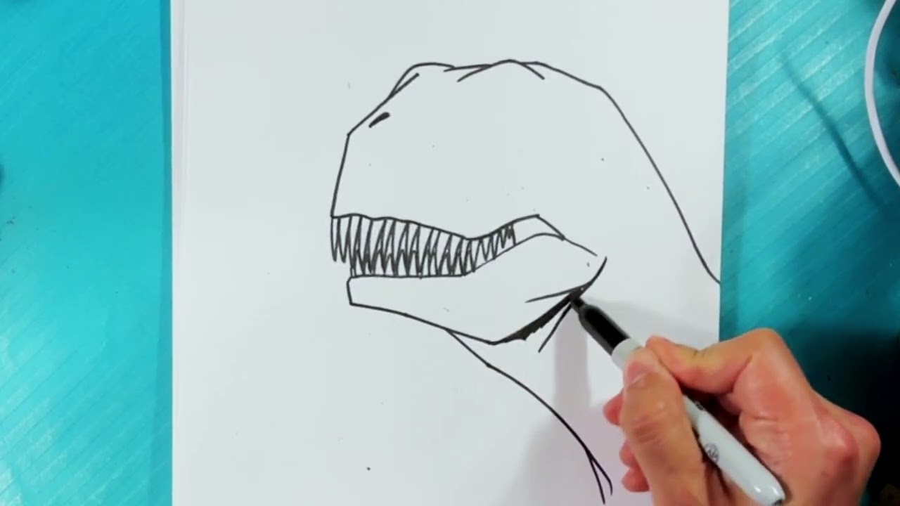 How to Draw JURASSIC WORLD - Scorpios Rex