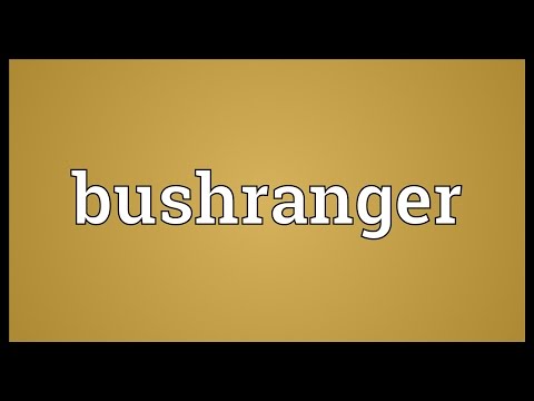 Bushranger Meaning
